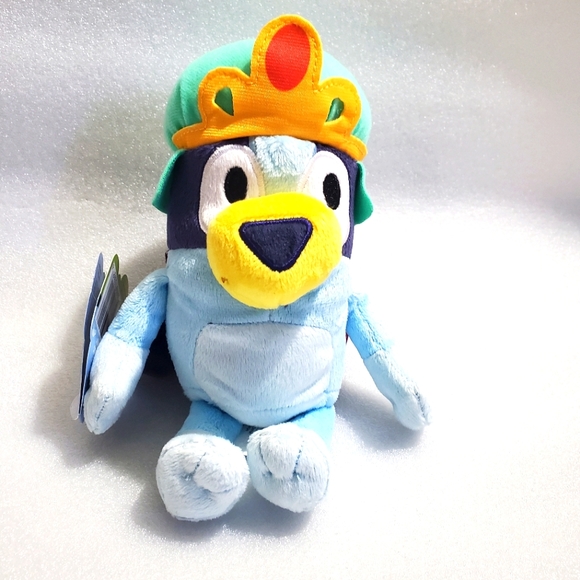 Bluey | Toys | Bluey 7 Inch Royalty Crown Cape Plush Toy Boy | Poshmark